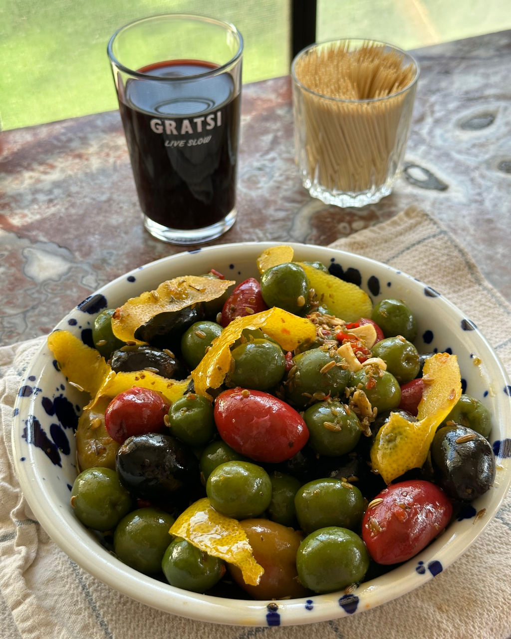 Warm Marinated Olives Recipe: Calabrian Style | Gratsi