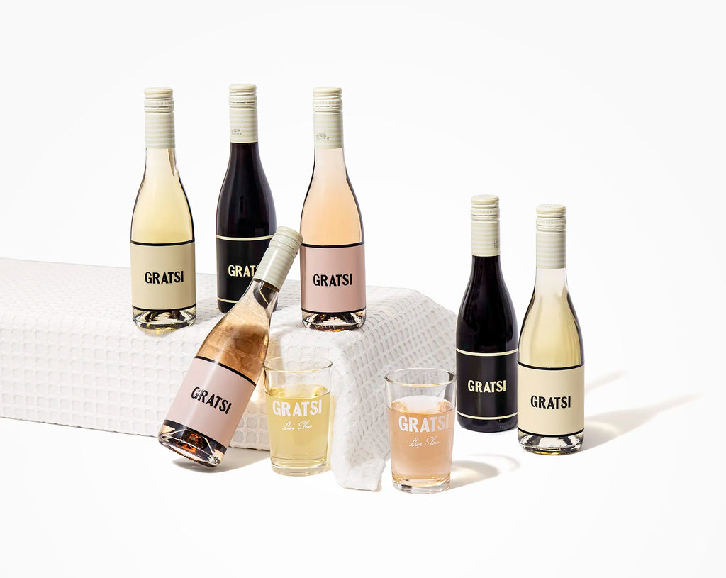 Gratsi Wine Sampler | Try Red, White, Rosé & Sparkling White in One Set